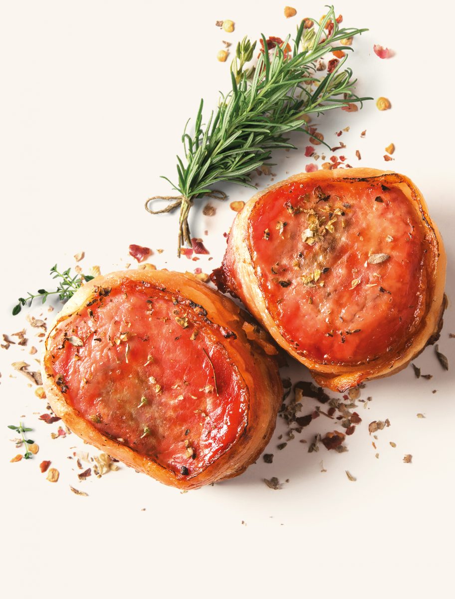 Filé com bacon temperado - Dália Alimentos